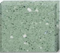 China Olive Green Quartz Stone Countertops Color Optional Customized Size for sale