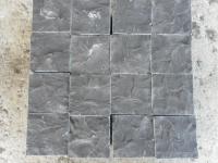 China Dark Grey Granite Cobblestone Pavers , 2.8g / Cm3 Density Granite Cubes Paving for sale