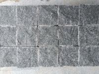 China Dark Grey Granite Cobblestone Pavers , 2.8g / Cm3 Density Granite Cubes Paving for sale