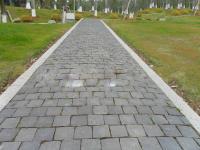 China High Hardness Basalt Natural Paving Stones 3.0g / Cm3 Bulk Density for sale