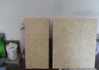 China Light Yellow Natural Marble Tile Gold Beige 10mm / 12mm Thickness for sale
