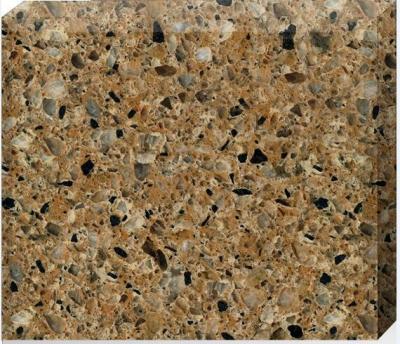 China 93% Quartz Stone Countertops / Flooring Tiles 15 - 30mm Thickness Optional for sale