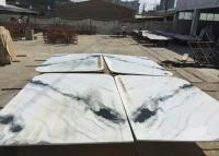 China Book Matched Marble Stone Floor Tiles , Smooth Black And White Marble Tile for sale