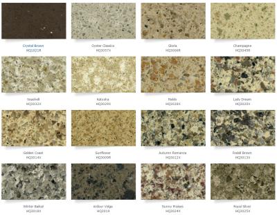 China Silestone Caesar Solid Stone Countertops Kitchen Cabinet 95 Up Polish Degree for sale
