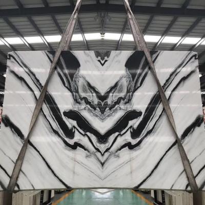 China book matched white yellow marble slab natural stone slab for sale