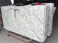 China Bath / Kitchen Andromeda White Granite Countertop 2.67g / Cm2 Bulk Density for sale