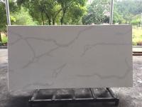 China Calacatta Gold Quartz Stone Slab 3000 X 1400mm / Customized Cut Size for sale