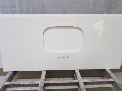 China Household / Hotel Man Made Quartz Countertops , Popular Quartz Bathroom Worktops for sale