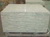 China Bathroom White And Grey Quartz Countertops , Pre Made Bathroom Vanity Tops Slab for sale