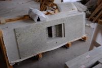 China Kashmire Bathroom Vanity Countertops For Restaurant Pure White Color for sale
