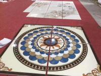 China Rectangle Marble Floor Medallions For House Decorative 2.6g / Cm3 Bulk Density for sale