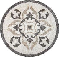 China Solid Surface Marble Medallion Floor Tile , Decorative Custom Floor Medallions for sale