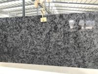 China 3000 X 1400mm Black Quartz Slab , High Hardness Solid Quartz Island Slab for sale
