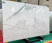China Italy calacatta extra white marble slab 2 cm  natural stone slab for sale
