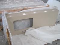 China Professional Bathroom Vanity Countertops Quartz Granite Raw Material for sale