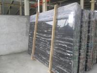 China Portoro Black Marble Slab , Solid Surface Marble Sheets For Walls / Floor for sale