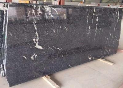 China Black Natural Stone Slabs 10 - 60mm Thickness Optional FormA Approval for sale
