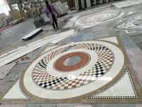 China Commercial Mosaic Floor Medallions , Modern Design Waterjet Floor Medallions for sale
