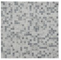 China Onyx White Chevron Mosaic Tile , 7 / 8mm Thick Bathroom Stone Mosaic Tile for sale