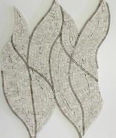 China Fashional Water Jet Marble Mosaic Tile 7 Mm / 8mm Thickness Optional for sale