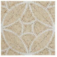 China Fashional Water Jet Marble Mosaic Tile 7 Mm / 8mm Thickness Optional for sale