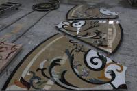 China Beige Foyer Marble Floor Medallions For Outdoor / Indoor Decorative for sale