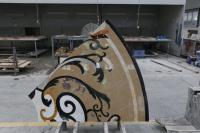 China Beige Foyer Marble Floor Medallions For Outdoor / Indoor Decorative for sale