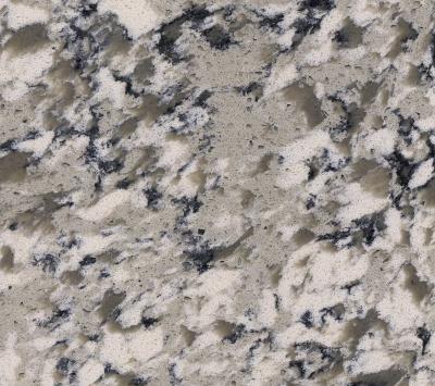 China Galaxy White Custom Quartz Vanity Tops , Custom Cut White Bathroom Vanity Tops for sale