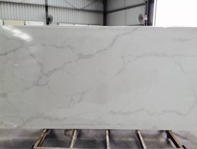 China QS 5131 Standard White Quartz Bathroom Countertops Concrete White Color for sale