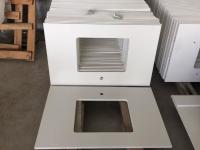 China High Strength Quartz Stone Countertops Honed / Polished Finishing for sale