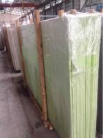 China Sparkle Galaxy Green Stone Slab , Custom Size Artificial Natural Quartz Slab for sale