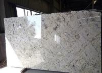 China Pure White Galaxy Natural Stone Slabs For Household Edge Optional for sale