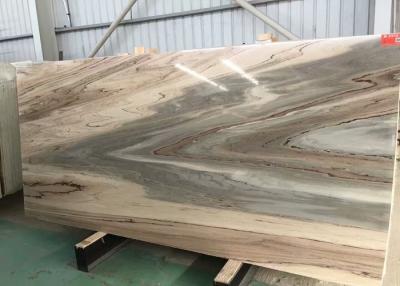 China High Hardness Italian Marble Slabs , Golden River Bookmatch Antique Marble Slab for sale