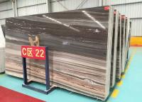 China High Hardness Italian Marble Slabs , Golden River Bookmatch Antique Marble Slab for sale