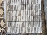 China Modern Marble Mosaic Wall Tile , 300 X 298mm Sheet Natural Stone Mosaic Tile for sale
