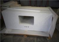 China Bathroom Caesarstone Vanity Top , Quartz White Galaxy Stone Vanity Tops for sale