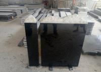 China European Style Granite Memorial Headstones Black Galaxy / Other Color for sale