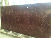 China Brown Artificial Quartz Stone Slab Polished / Honed Finished Surface for sale
