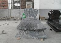 China Classic Granite Memorial Headstones Carved / Custom Surface SGS Approved for sale