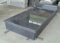 China Unique Black Granite Gravestone , Personalized Tombstone Grave Markers for sale