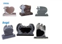 China Various Shape Granite / Marble Headstones For Graves , Angel Headstones For Graves for sale