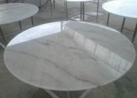 China Popular Statuario Marble Tiles , Modern White Marble Vanity Countertops for sale
