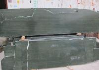 China Green Wood Vein Natural Stone Slabs Tile Marble Natural Raw Material for sale