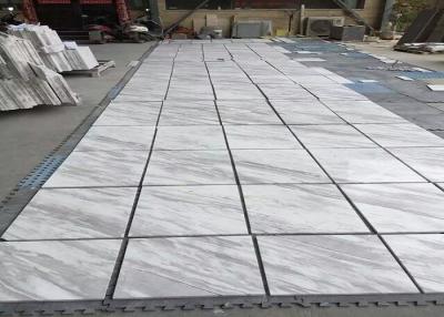 China Smooth Surface Natural Marble Tile 80 - 90 Polished Degree High Hardness for sale