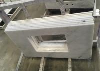 China White Carrara Marble Stone Countertops Polished / Other Finish Surface for sale