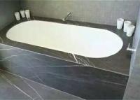 China Antique Dark Grey Marble Countertops Custom Cut Size 2.63g / Cm³ Density for sale