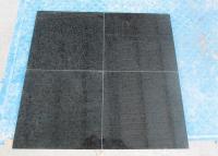 China Outdoor Black Polished Granite Floor Tiles , Supreme Large Granite Slabs for sale