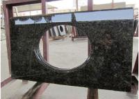 China Dark Green Uba Tuba Granite Countertops , Polished Granite Stone Countertops for sale