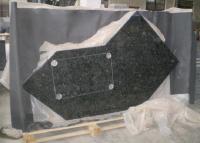 China Dark Green Uba Tuba Granite Countertops , Polished Granite Stone Countertops for sale