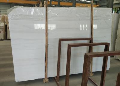 China Grey Vein White Marble Tile , Popular Marble Floor And Wall Tiles / Slab for sale